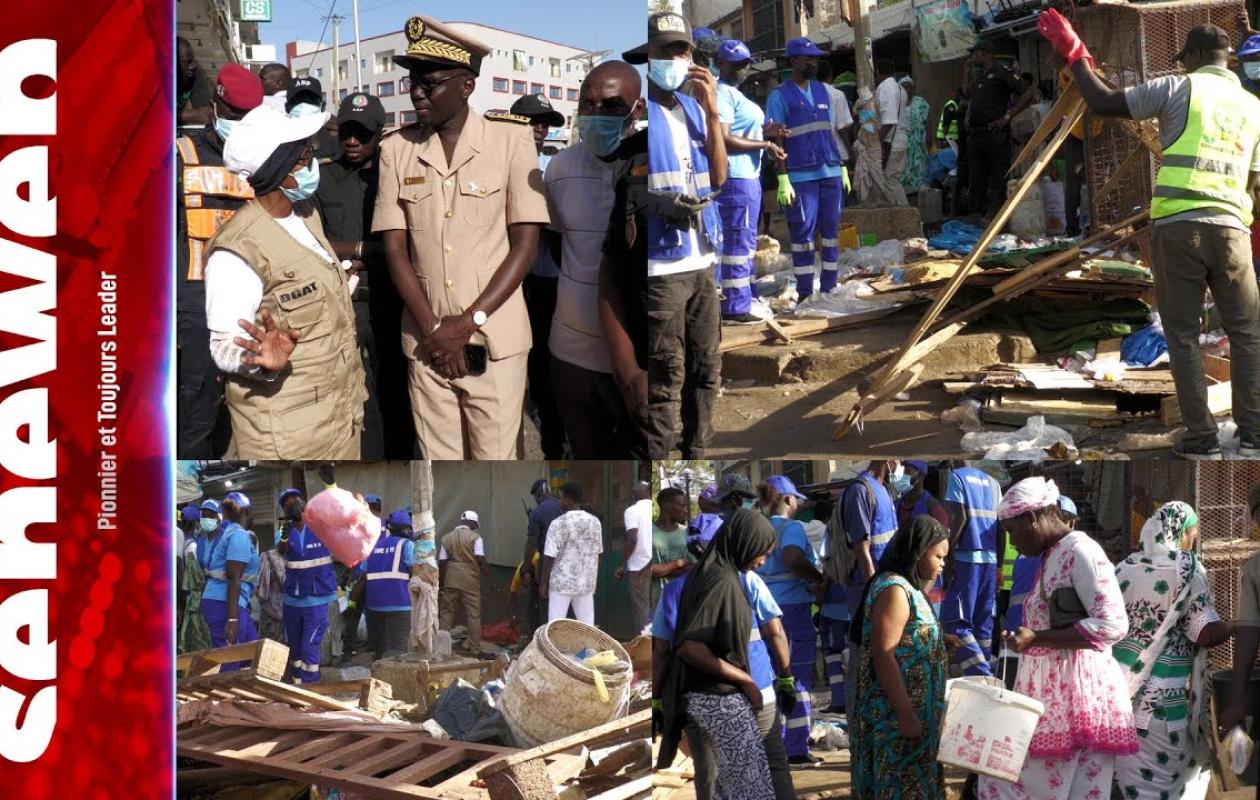 Thiès: Le marché central et ses environs libérés des occupa... | Seneweb