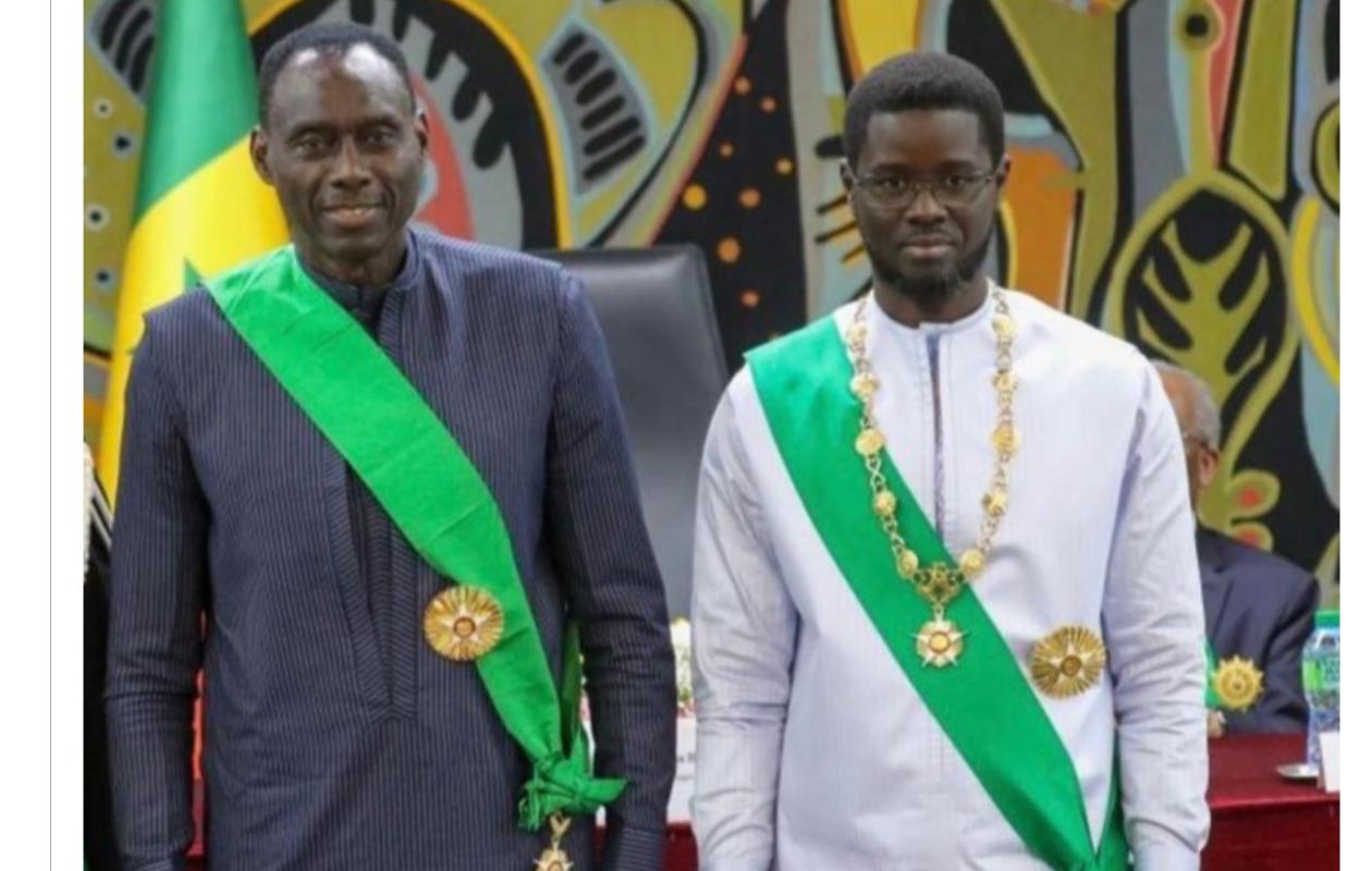 El Hadj Amadou Dia Ba décoré par le Président Faye de la Gra... | Seneweb