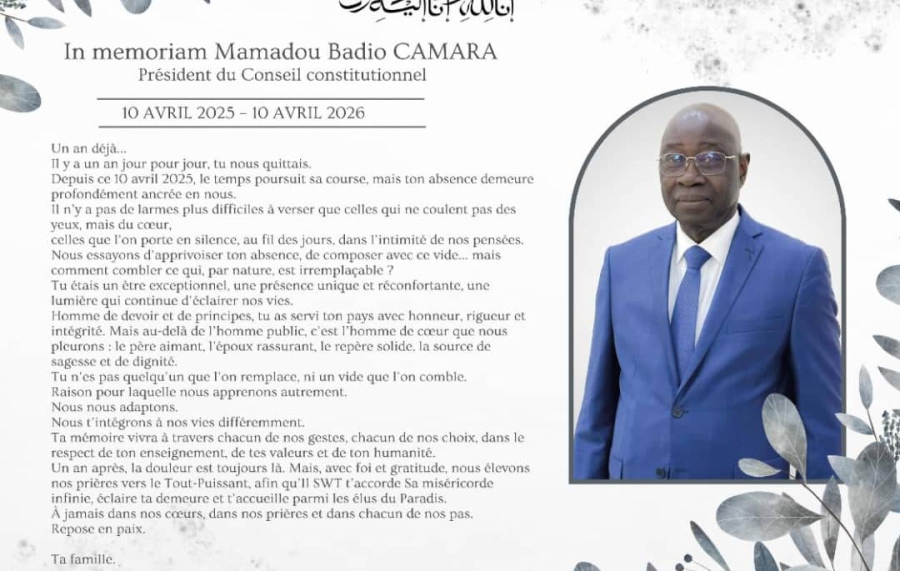 In Memoriam : Hommage à Mamadou Badio Camara, un an après so... | Seneweb