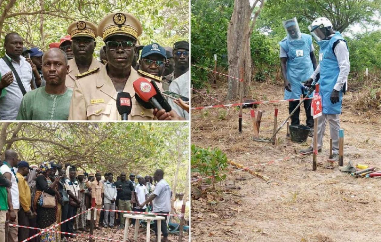 Casamance : Reprise officielle des opérations de déminage hu... | Seneweb